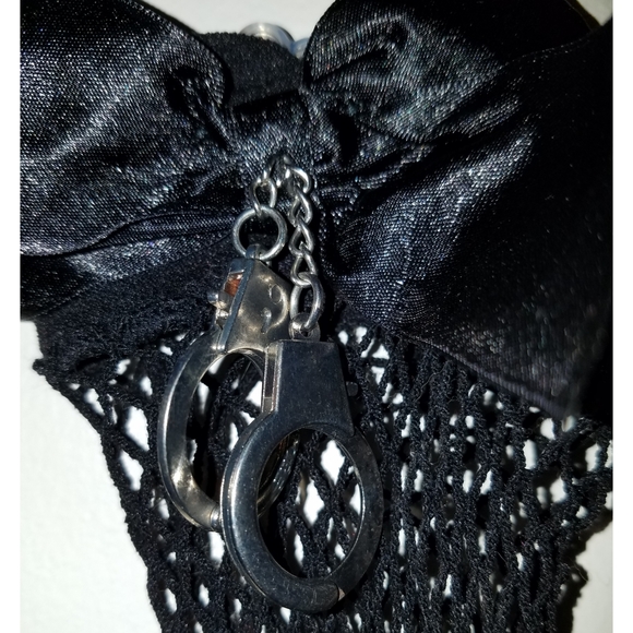 Hot Topic | Accessories | Hot Topic Thigh High Handcuff Fishnets | Poshmark